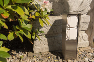 Steckdosensäulen ESOCKET 350, Energeisäule Feller NEVO NAP IP54